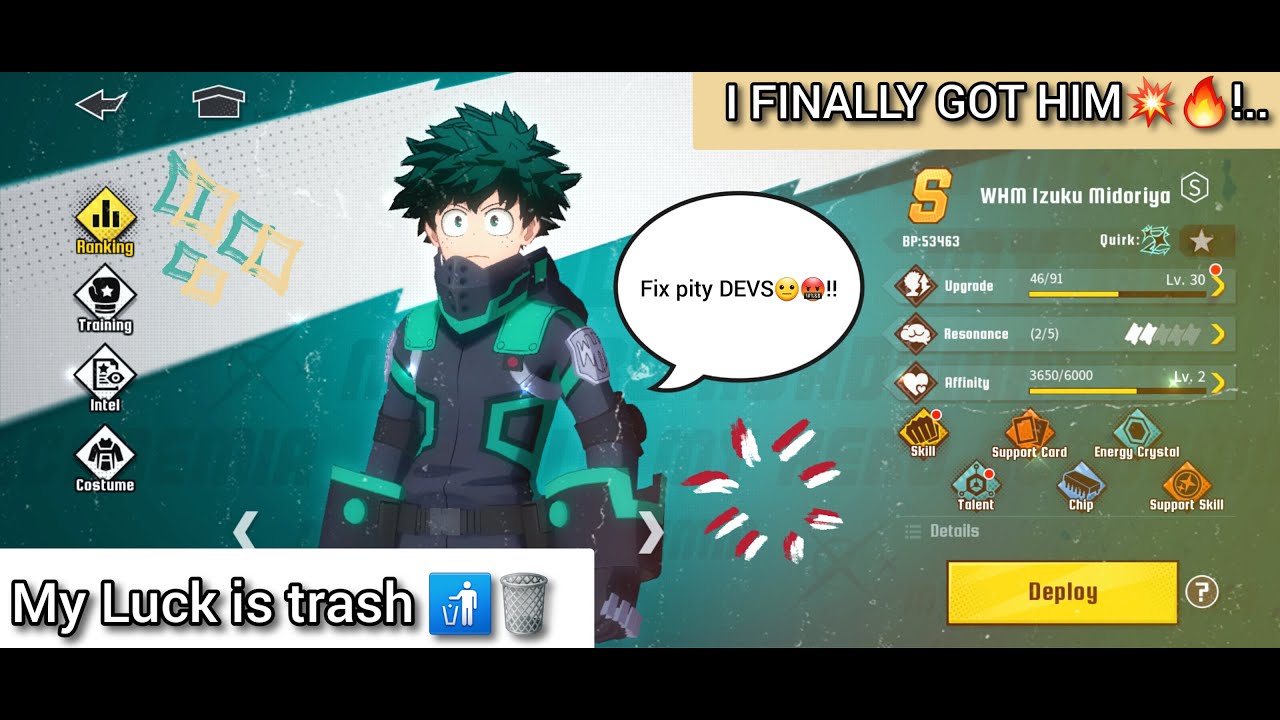 *WE FINALLY GOT HIM WHM DEKU!!!* FREE SUMMONS, WHM EVENT!! (MHA: The ...
