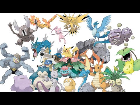 All Pokemon Generation 1 (Gen-1) Kanto Pokedex, Alolan & Mega Pokemon ...