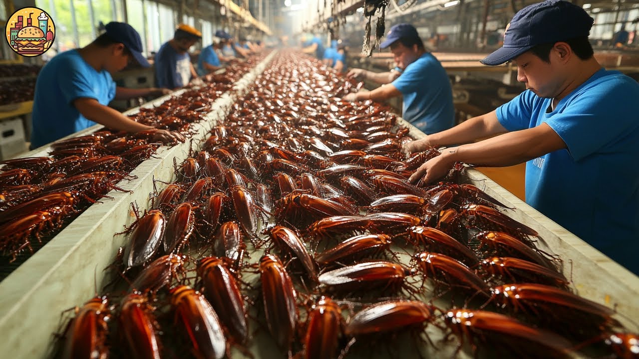 COCKROACH Farming - How Chinese Farmers Raise 6 Billion Cockroaches a ...