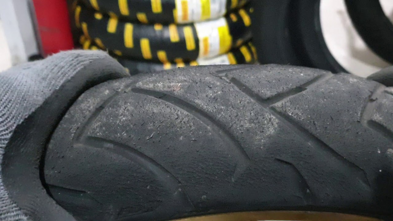 Kawasaki KSR 110 Race Tire use on track - YouTube