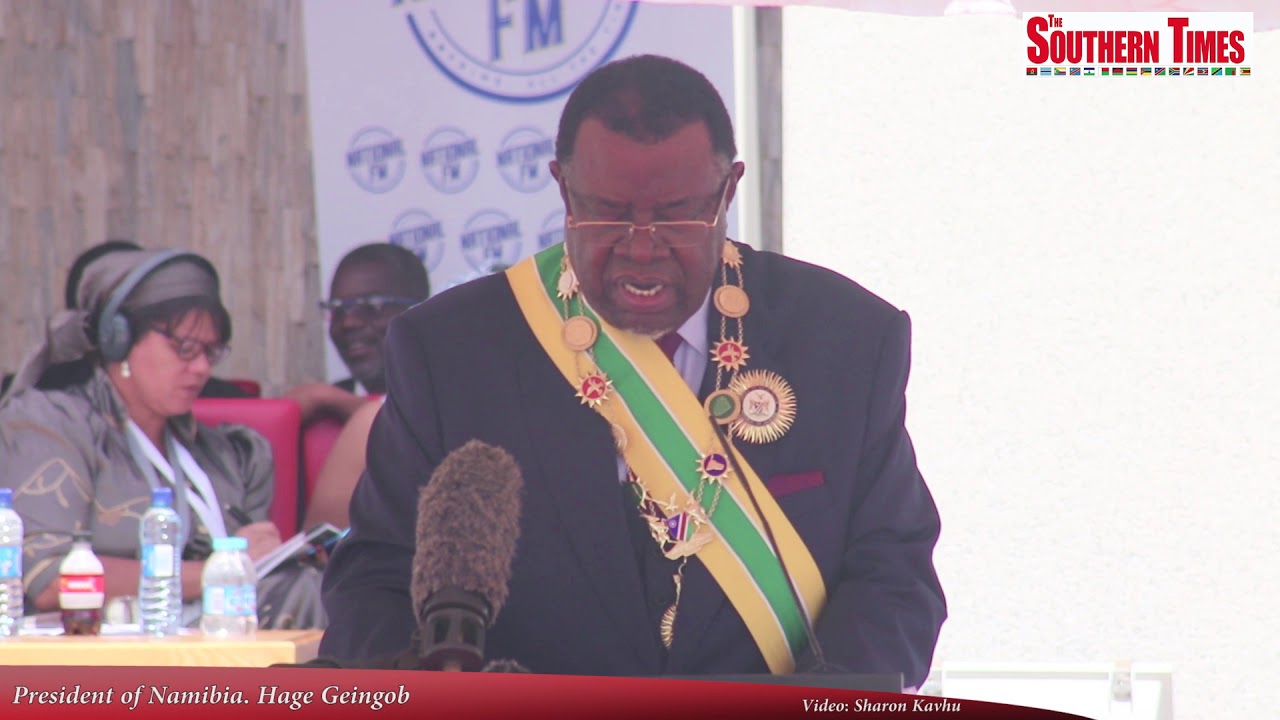 #Namibian President Hage Geingob @ NamibiaAt30 - YouTube