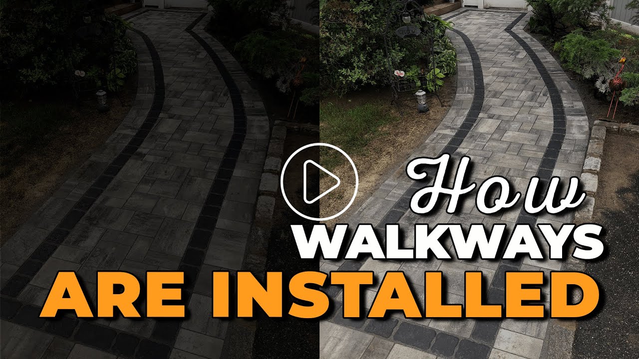 How to Install Walkways? | Affordable Patio - YouTube