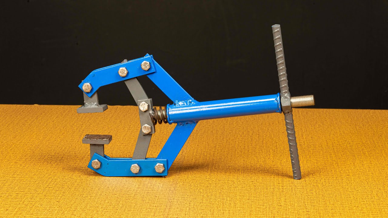 DIY HOMEMADE SCISSOR CLAMPING TOOL MADE AT HOME - YouTube