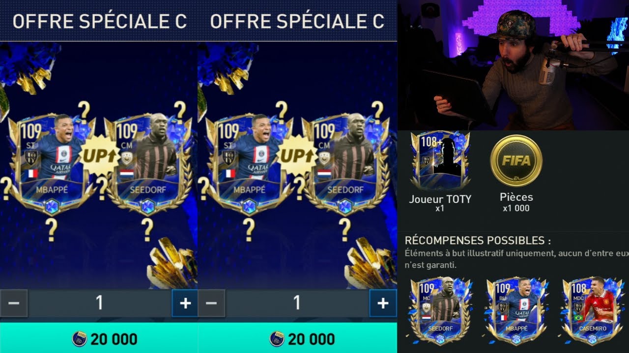 J'OUVRE LE PACK 20 000 TICKETS ! FIFA MOBILE - YouTube