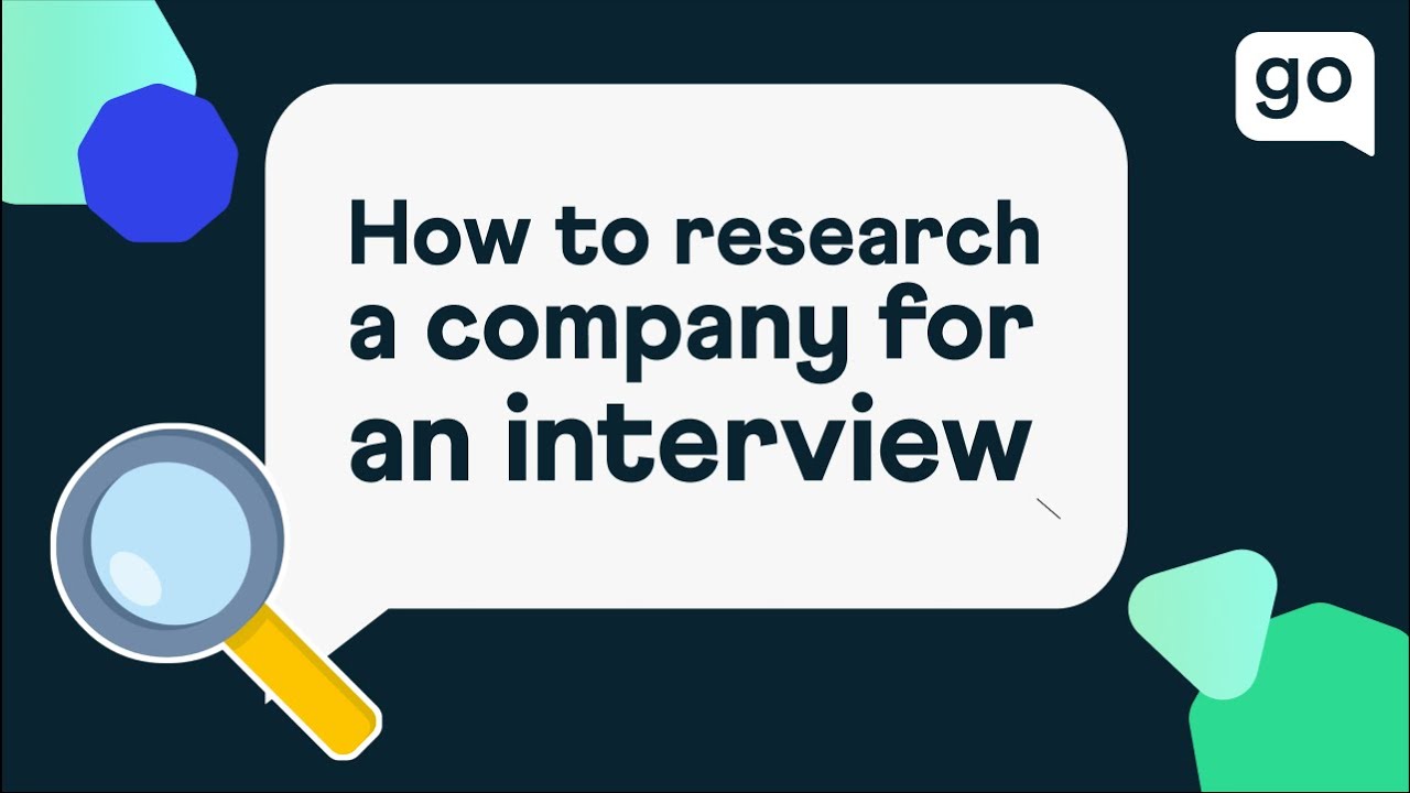 How to research a company for an interview - YouTube