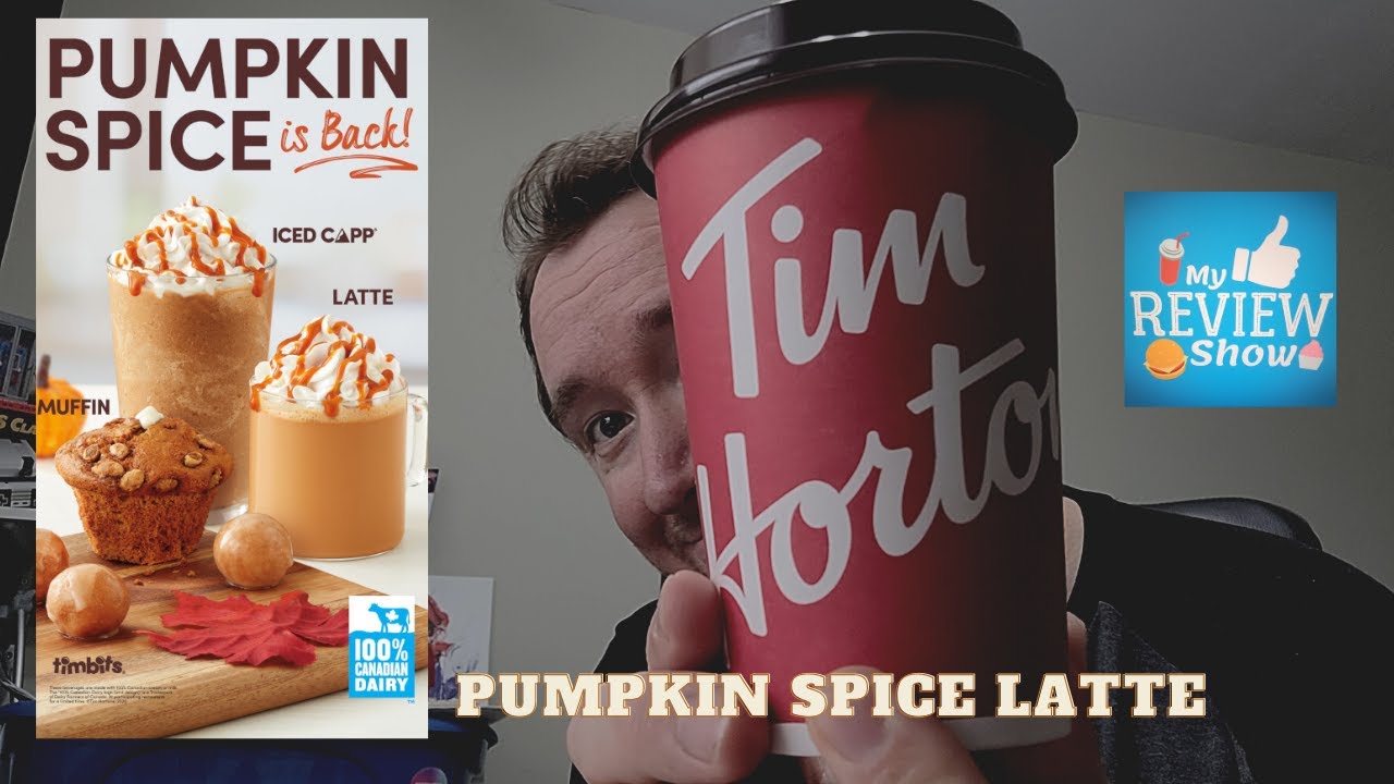 PUMPKIN SPICE LATTE at Tim Horton's Review - YouTube