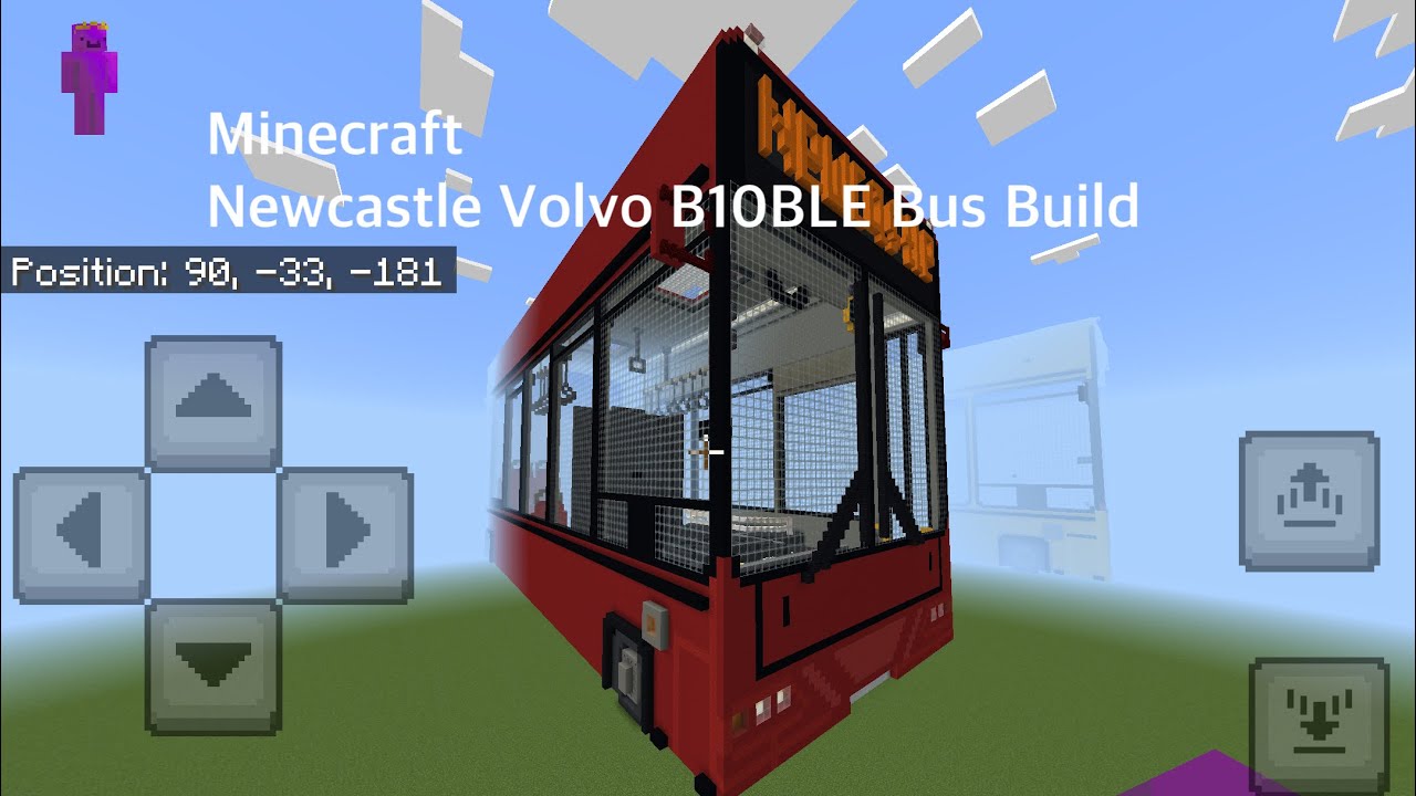 Minecraft, Newcastle, Volvo B10BLE Bud Build #B10BLE #BusBuild # ...