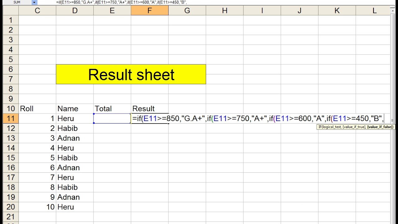Result Sheet YouTube result-sheet-youtube