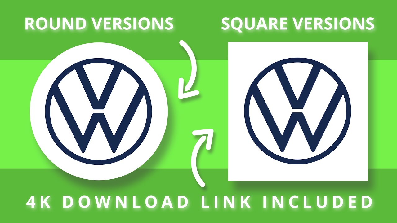 Volkswagen Logo - Icon Animated | Green Screen | Free Download | 4K 60 ...