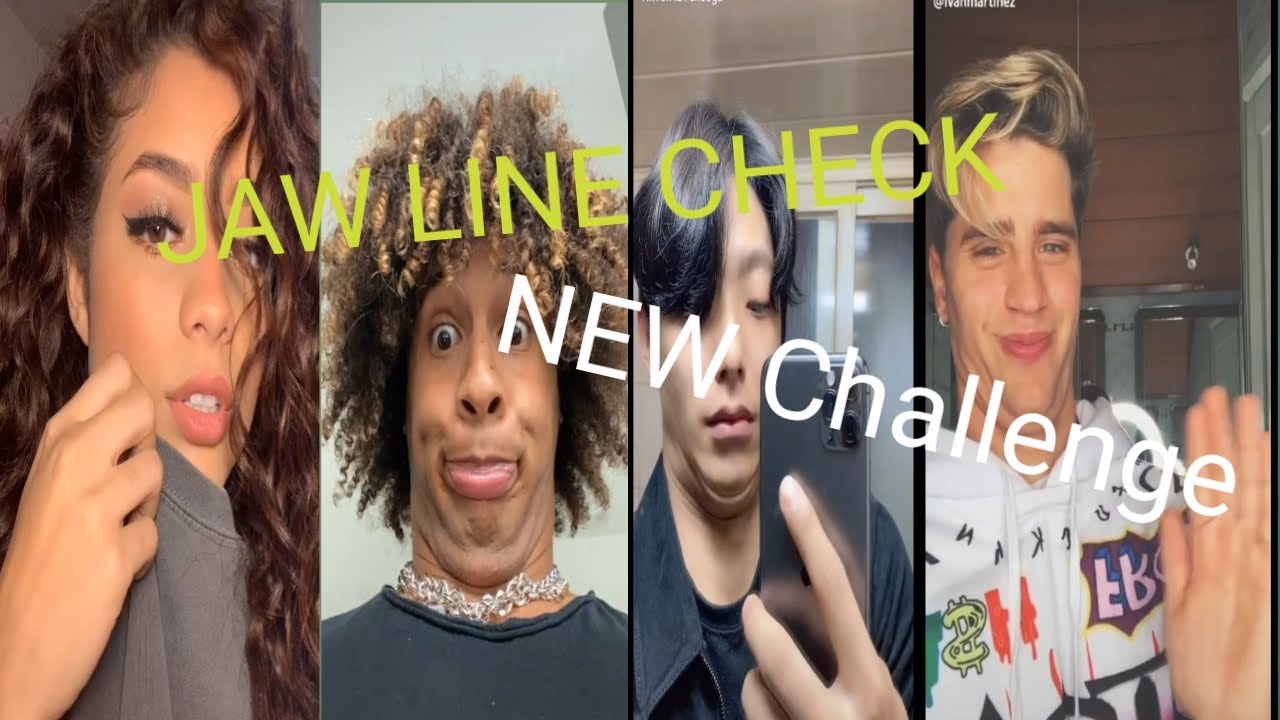 (Jaw line check) new tik tok (compilation) (😋must watch 😋) - YouTube