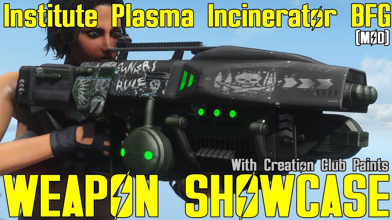 Fallout 4: Institute Plasma Incinerator Rifle - Weapon Mod Showcase ...
