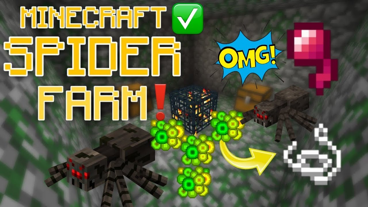 Minecraft Cave Spider XP Farm 1.14 Cave Spider XP Farm Tutorial EASY ...