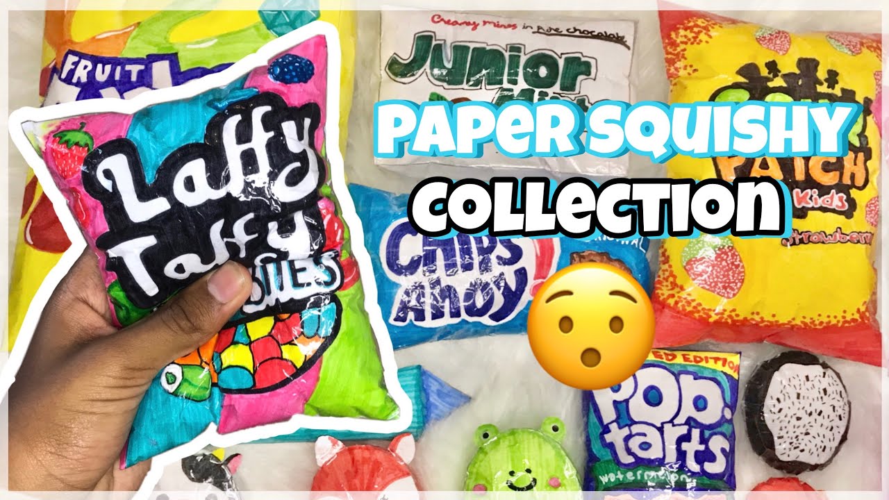 UPDATED PAPER SQUISHY COLLECTION! - YouTube