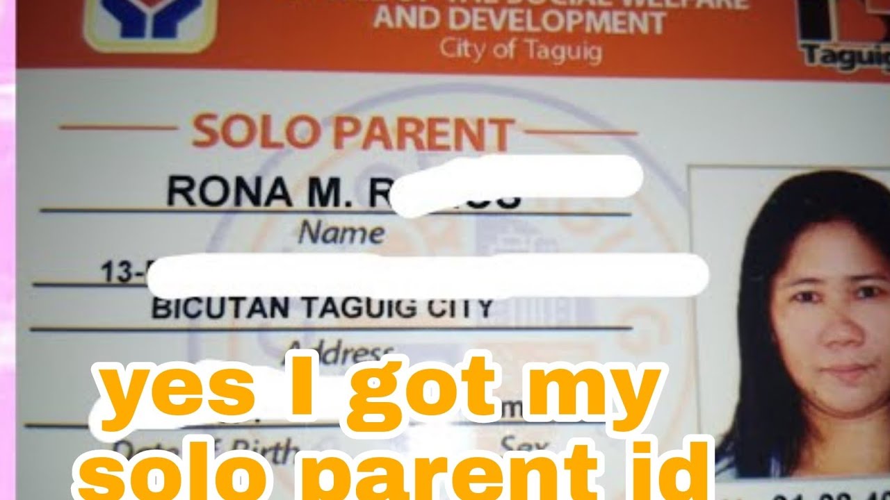 MY SOLO PARENT ID | APPROVED SOLO PARENT ID|BENEFITS OF SOLO PARENT| SOLO PARENT VLOG - YouTube