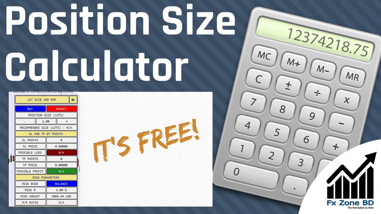 MT4 Position size indicator - YouTube
