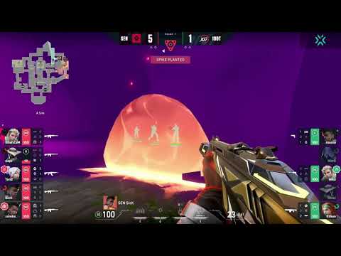 SEN SicK shock TenZ and ShahZaM with an incredible ace on Valorant