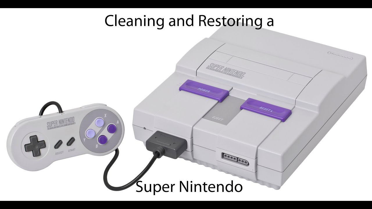 Restoring and Cleaning a Super Nintendo - YouTube