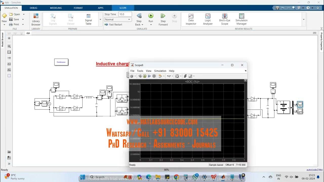 Inductive charging simulation for electrical vehicles Simulink MATLAB electrical - YouTube