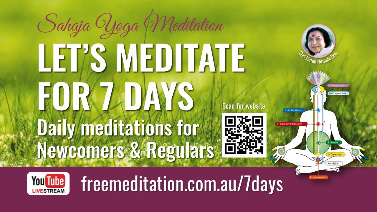 Let s Meditate For 7 Days Topics For The 7 part Daily Meditation