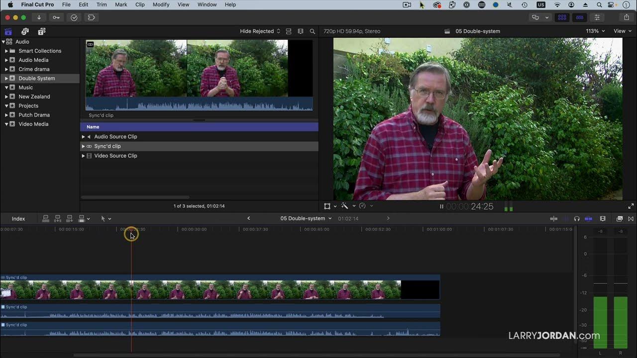 How to Sync Double-system Sound in Final Cut Pro - YouTube
