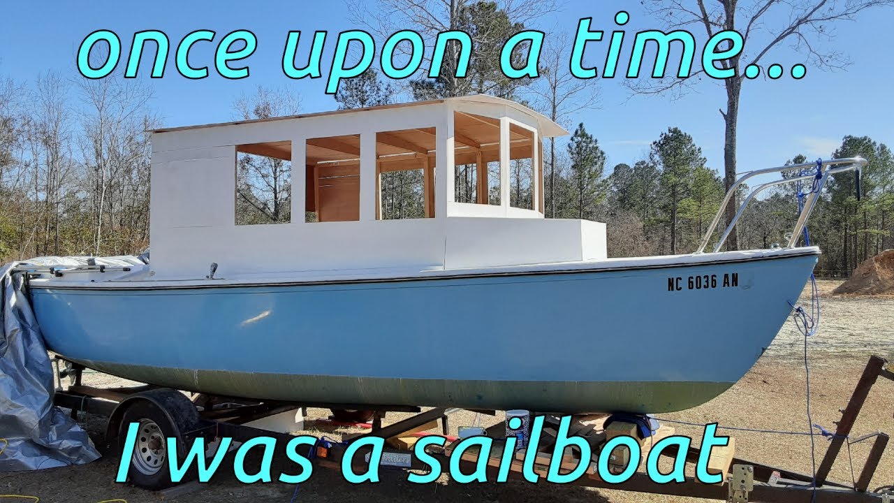 Sailboat to Trawler/Shanty Conversion (Ep 5) Weather be damned! - YouTube