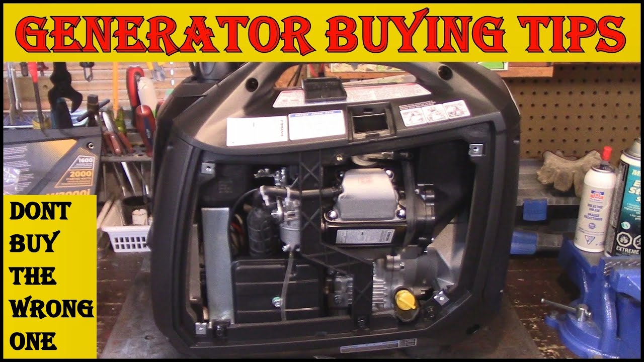 "WATCH" - Before You Buy A Generator - Buying and service tips - YouTube