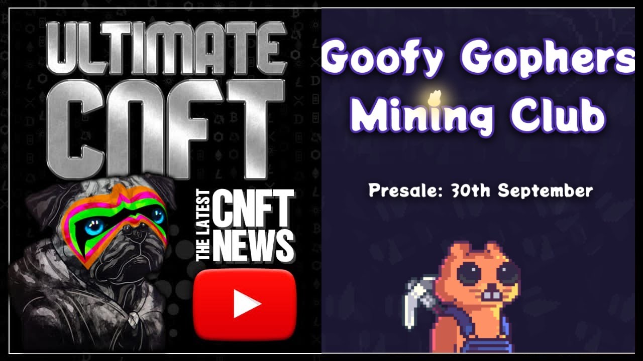Cardano NFT Project ~Goofy Gophers Mining Club~ 30 White List Spot ...