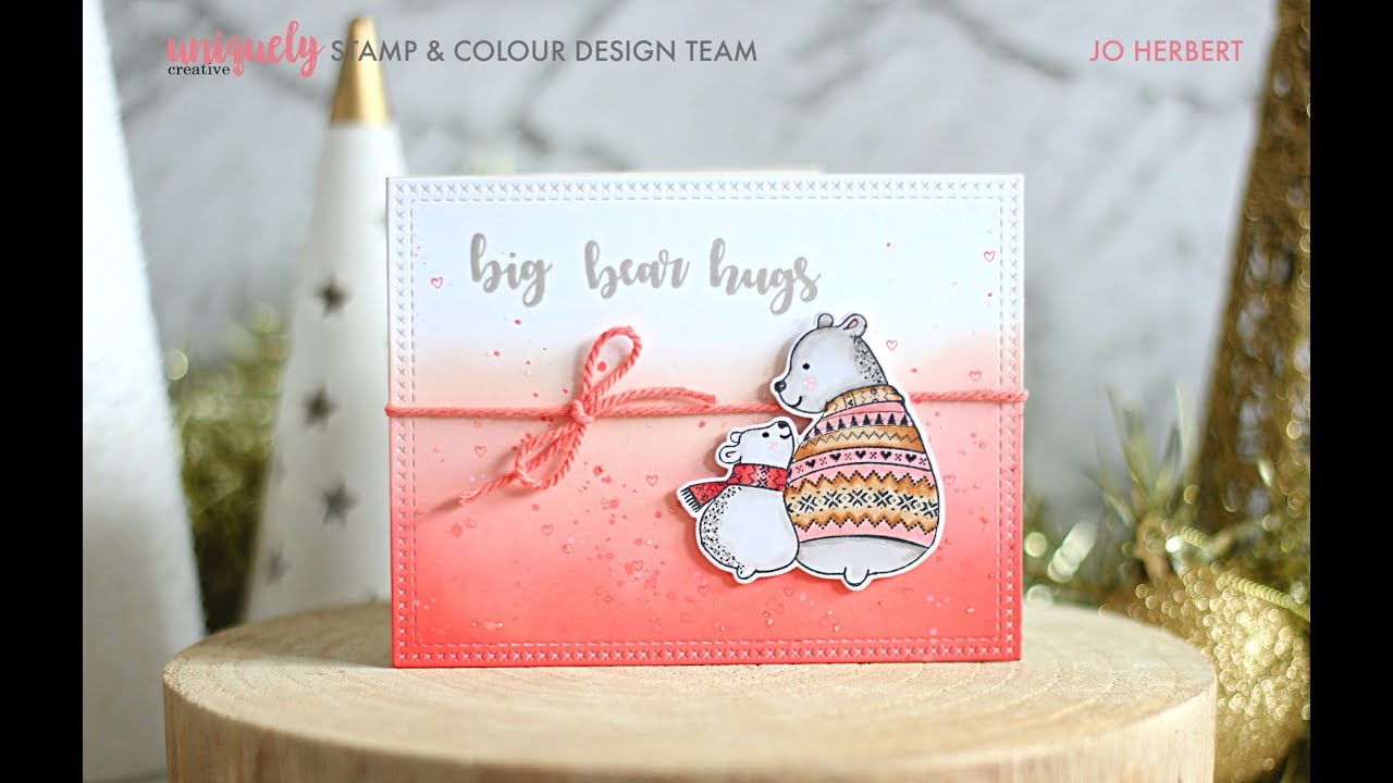 Uniquely Creative : Polar Pals Card - YouTube