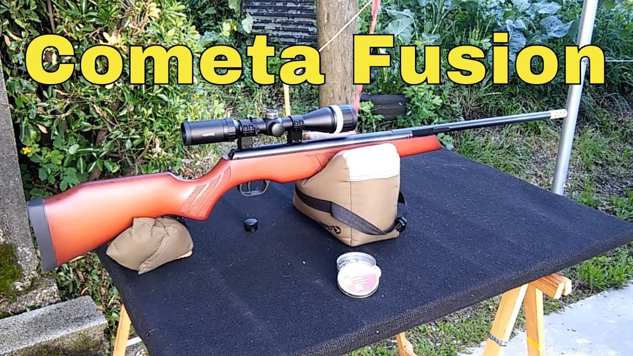Cometa fusion 4.5 (.177) GP Gás Ram, Agrupamento JSB exact - YouTube