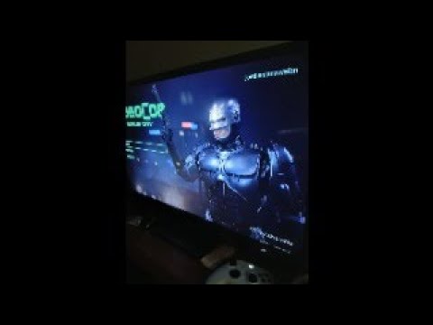 Gaming Robocop for a few this morning! And drinking some delicious ...