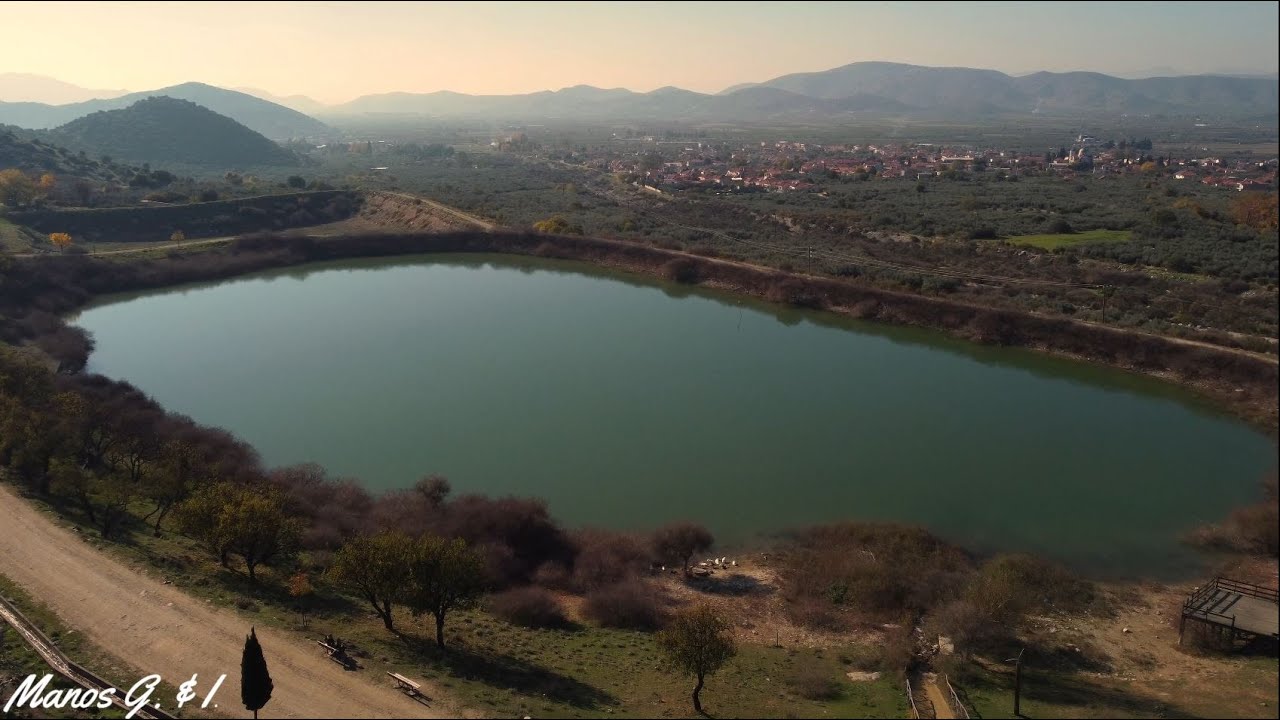 Συκούριο Λάρισας (Λίμνη - Μύλοι - Ι.Ν.Ζωοδόχου Πηγής) 4Κ - YouTube