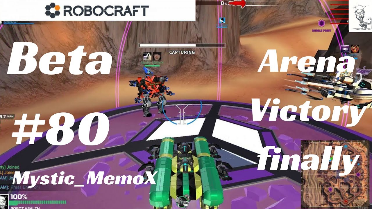 Robocraft Beta #80 - Finally an Arena Victory - YouTube