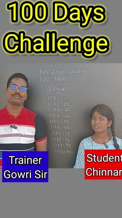 Day #11 Challange || Table -11|| 100 Days Challenge - YouTube
