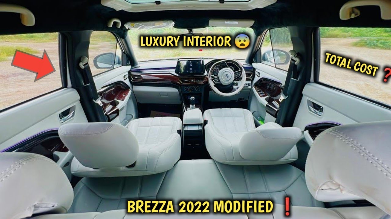 MY BREZZA 2022 MODIFIED INTERIOR TOTAL COST REVEALED ️LUXURY INTERIOR ...