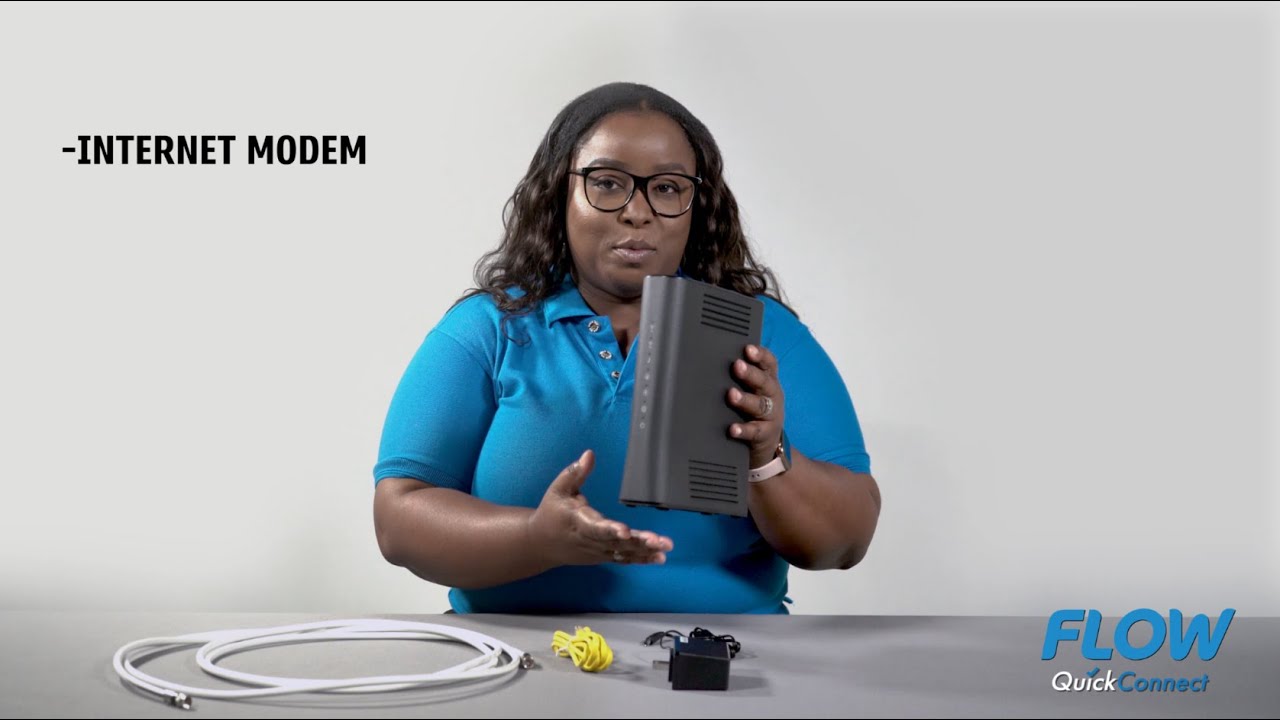 Flow Quick Connect Modem - YouTube