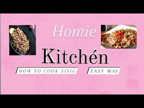 How to Cook Sisig tutorial step by step by:Homie Kitchén - YouTube