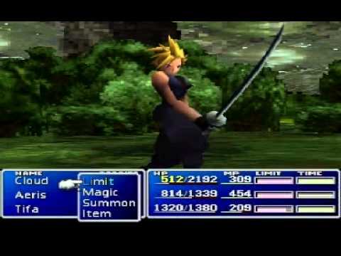 Final Fantasy 7 Cloud Limit Break Blade Beam - YouTube