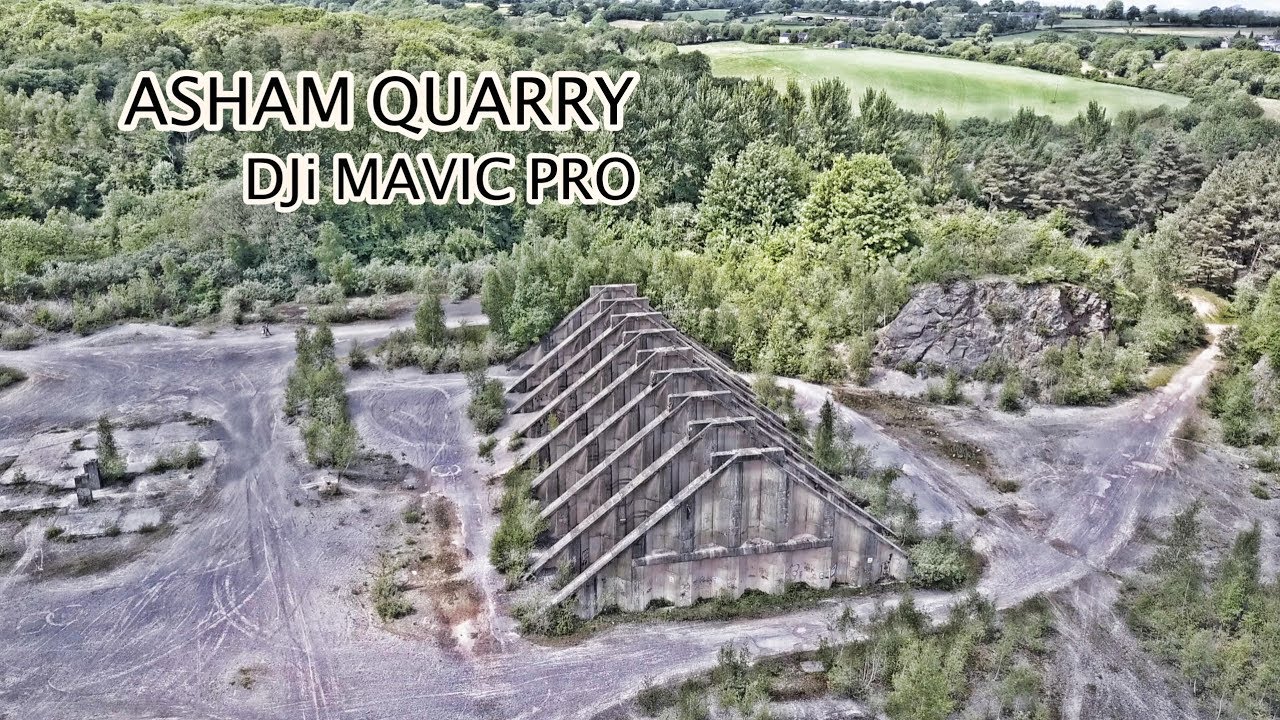 Deep in a quarry - Asham Quarry - Somerset - *DJI MAVIC PRO* - YouTube
