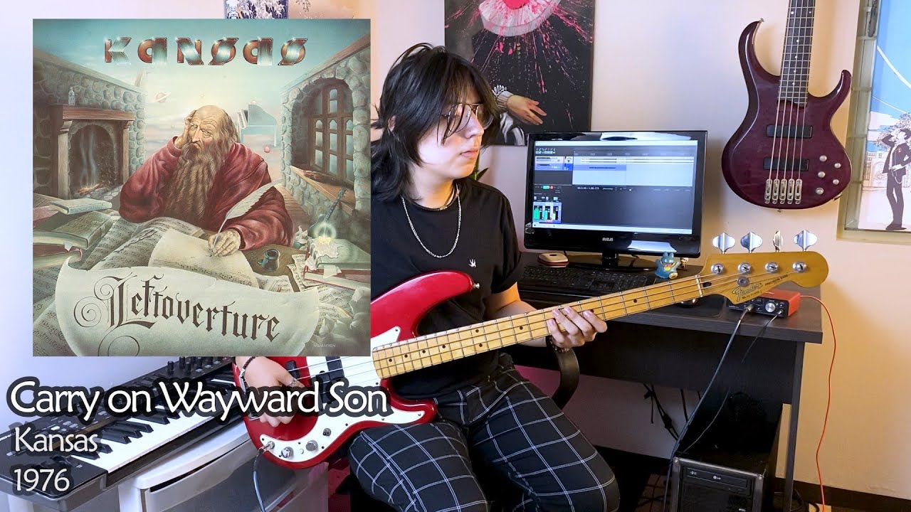 Carry on Wayward Son - Kansas (Bass Cover) - YouTube