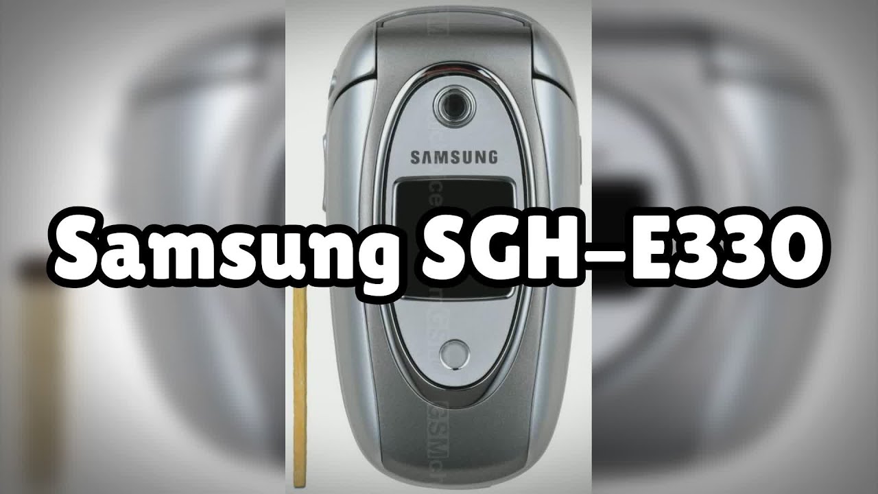 Photos of the Samsung SGH-E330 | Not A Review! - YouTube
