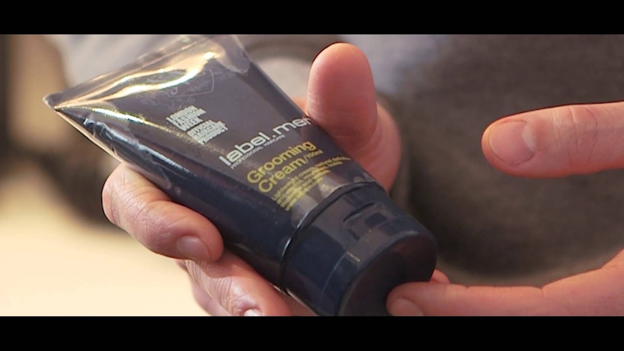 On set with label.men Grooming Cream - YouTube