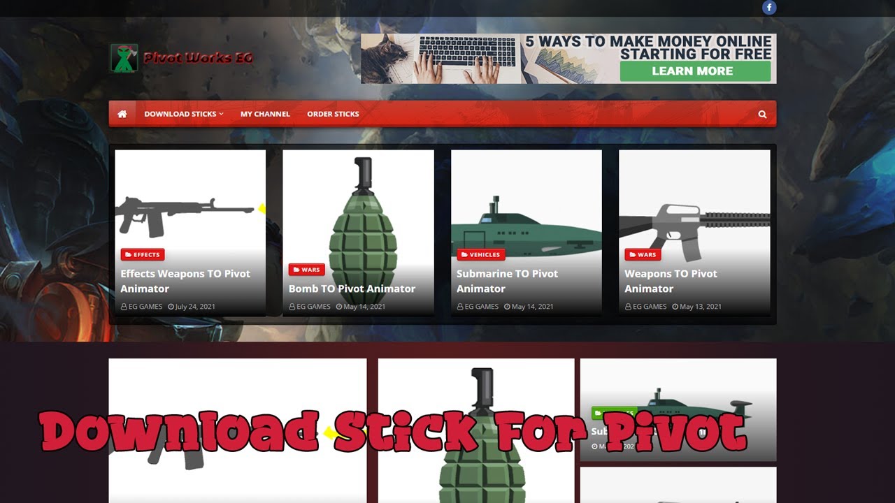 (How can you download stick For Pivot, from my site (after the update ...