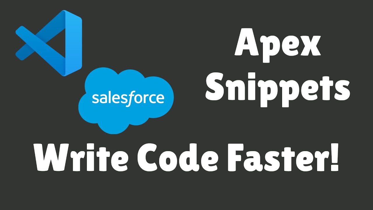 How to Write Boiler Code Faster with Apex Code Snippets - YouTube