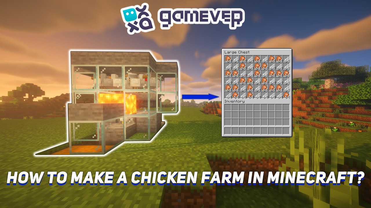 How to Make a Chicken Farm in Minecraft - YouTube
