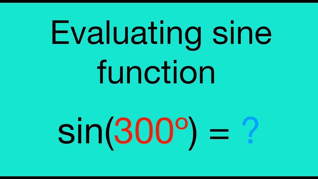 How to find exact value of sine in seconds! without using a calculator ...
