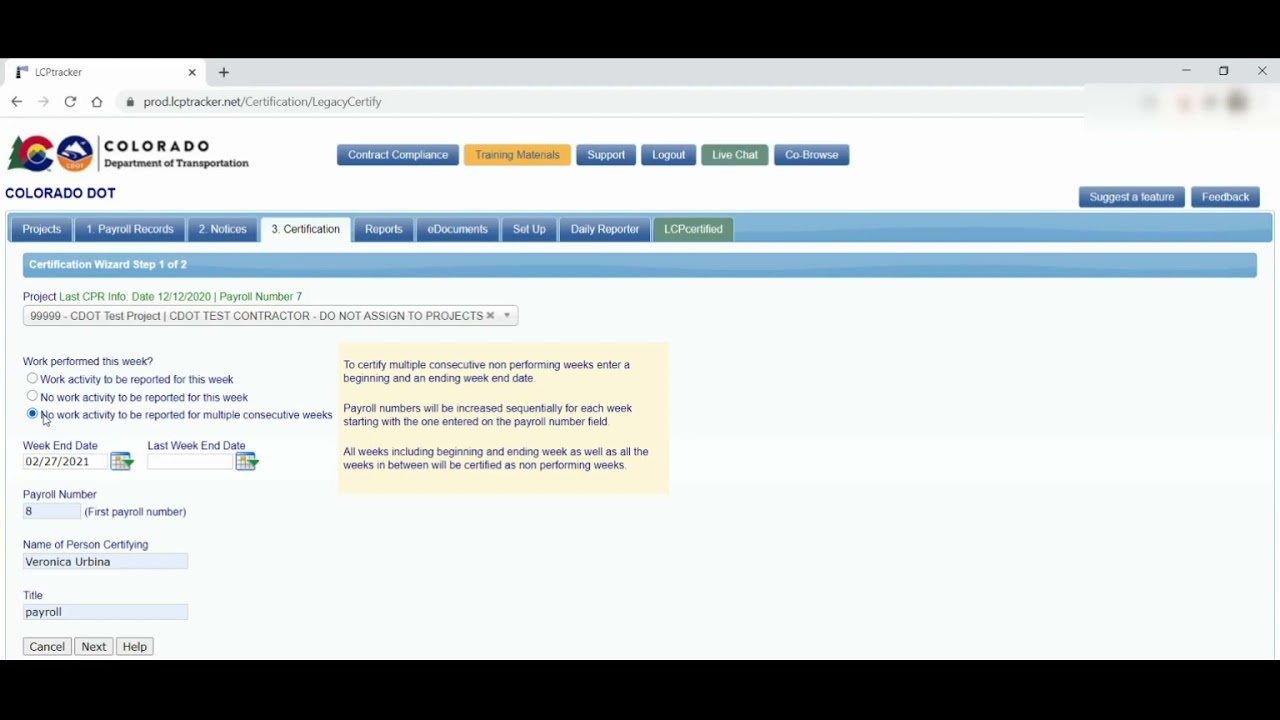 Certifying Payroll - YouTube