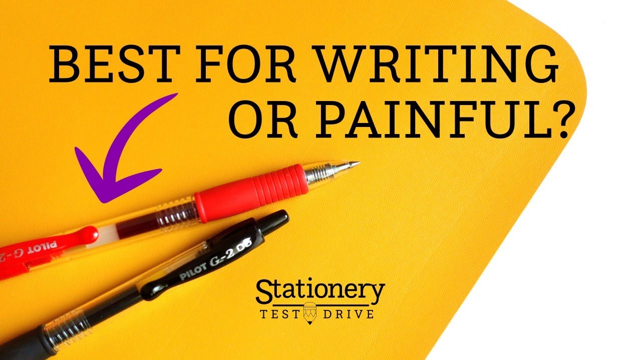 Pilot G2 Pens | Best Gel Pen For Writing or A PAIN? - Stationery Test ...