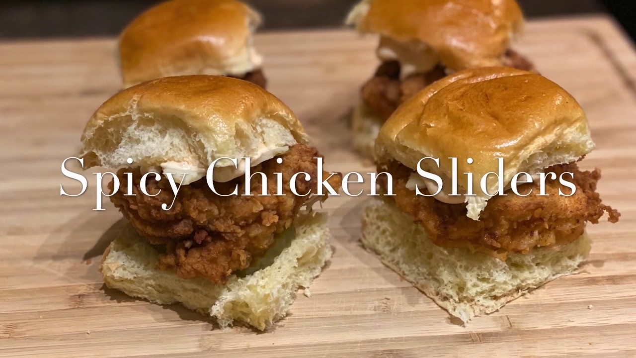 Spicy Chicken Sliders - YouTube