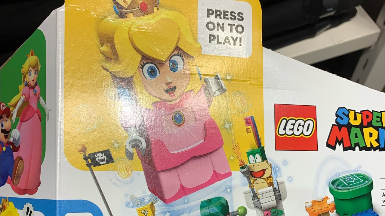 Lego Princess Peach: Unboxing - YouTube