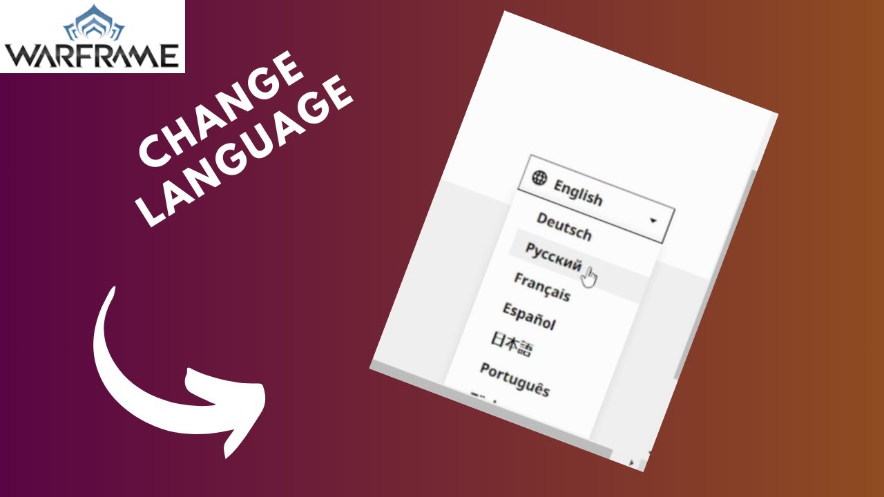 how to change your warframe language - YouTube